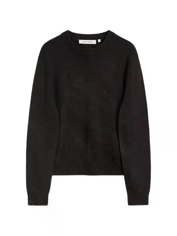 SUNFLOWER Moon Ribbed-trim Sweater