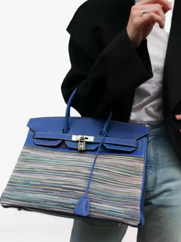 Hermès 2002 Birkin 35 Vibrato Tote Bag