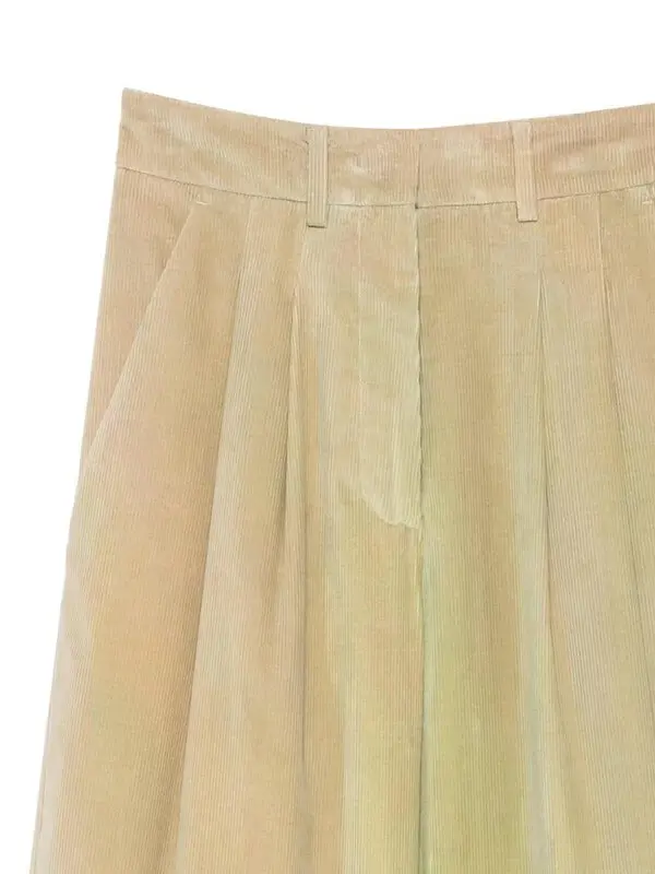 PT TORINO Pleated Corduroy Trousers