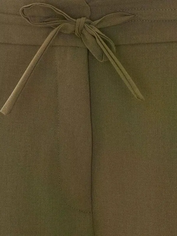 RUE DU BAC Drawstring-waistband Tapered Trousers