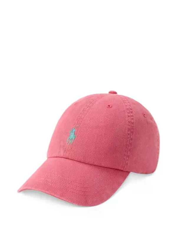 Polo Ralph Lauren Embroidered Cotton Baseball Cap - Red