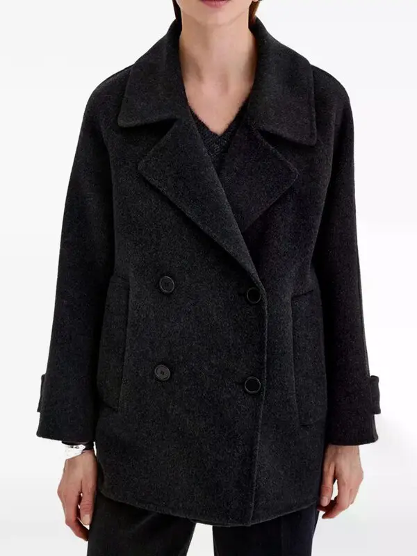 BIANCALANCIA Double-breasted Notched-lapel Coat