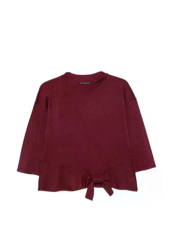 BETTY BARCLAY Tie-front Sweater
