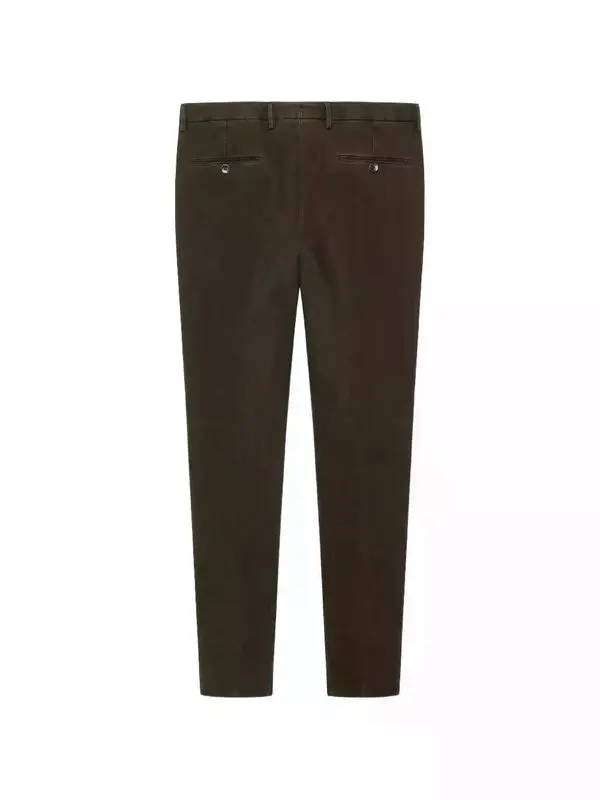 BRIGLIA 1949 Naviglio Slim-fit Tapered Trousers - Brown