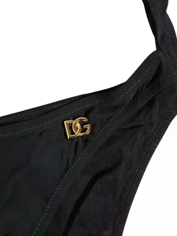 Dolce & Gabbana Cut-out Logo-plaque Swimsuit