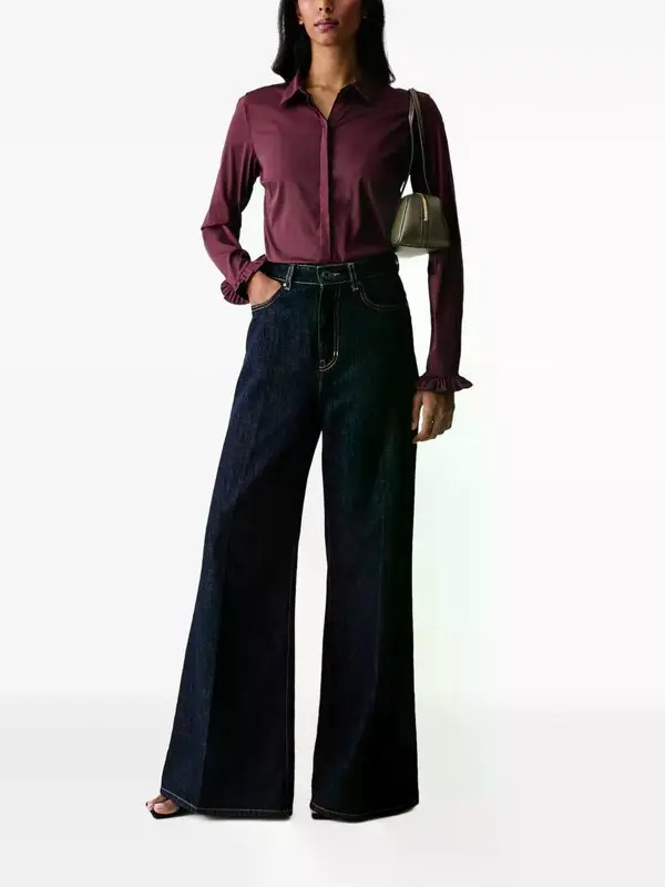 MOS MOSH Mattie Ruffled-cuff Shirt