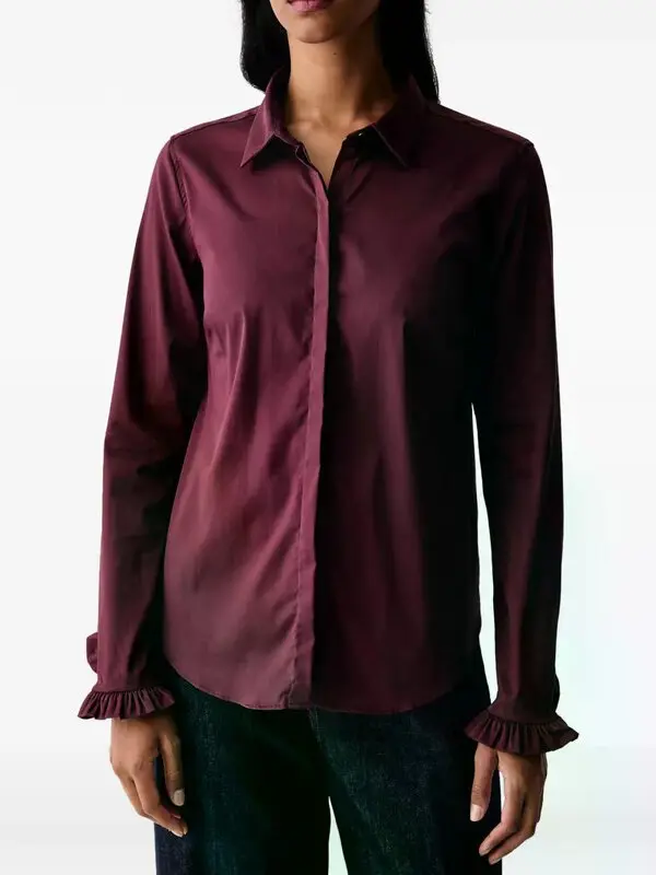 MOS MOSH Mattie Ruffled-cuff Shirt