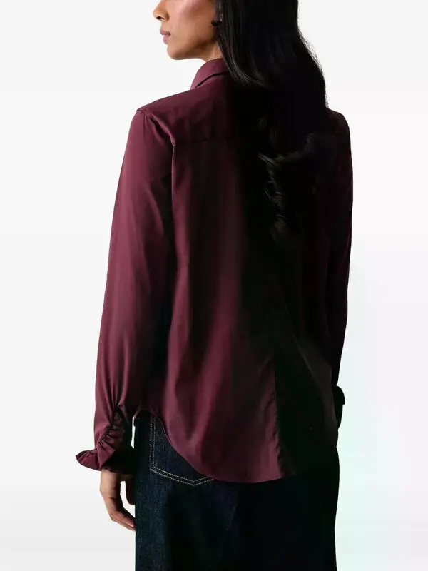 MOS MOSH Mattie Ruffled-cuff Shirt