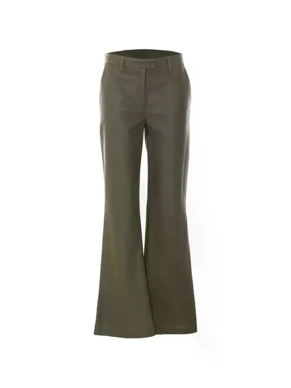 RUE DU BAC Grained Flared Trousers