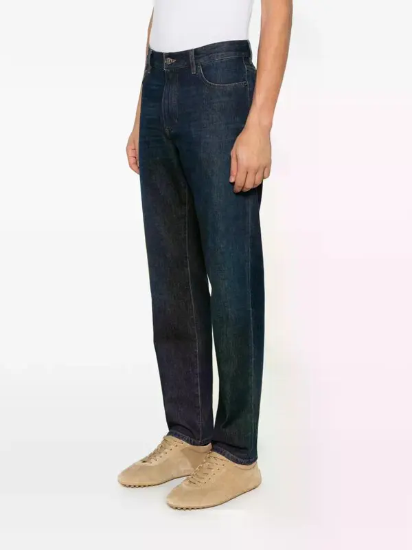 Zegna Logo-patch Straight-leg Jeans