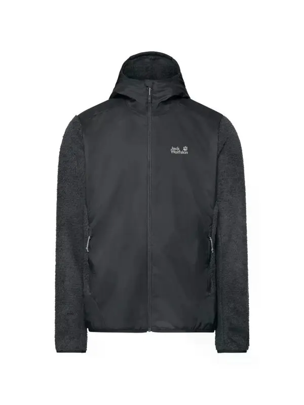 JACK WOLFSKIN Evertrek -hybrid Hooded Panelled Lightweight Jacket