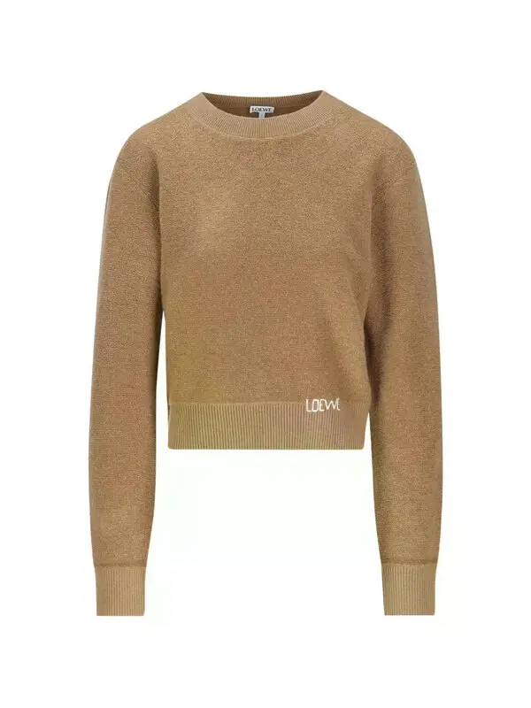 Loewe Sweater In Wool - Brown