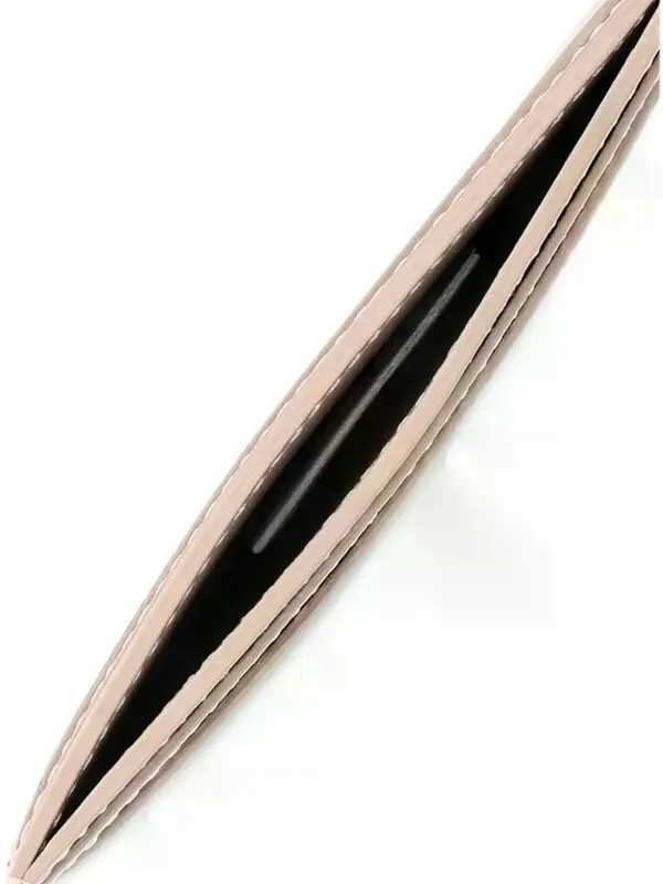 Fendi Ff Dove-gray Leather Card Case