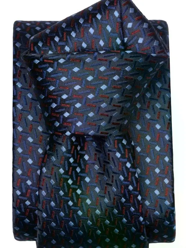 ELIZABETTA Seville Silk Tie - Blue