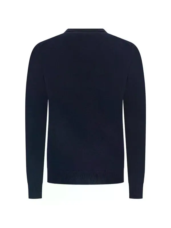 CUSTOMER LOVERS Crew-neck Ribbed-trim Sweater