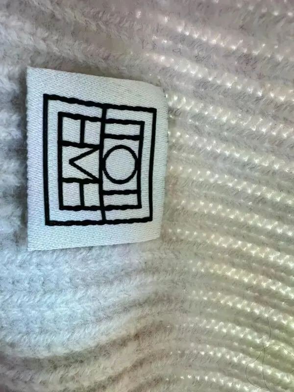 TOTEME Zip-neck Ribbed Sweater
