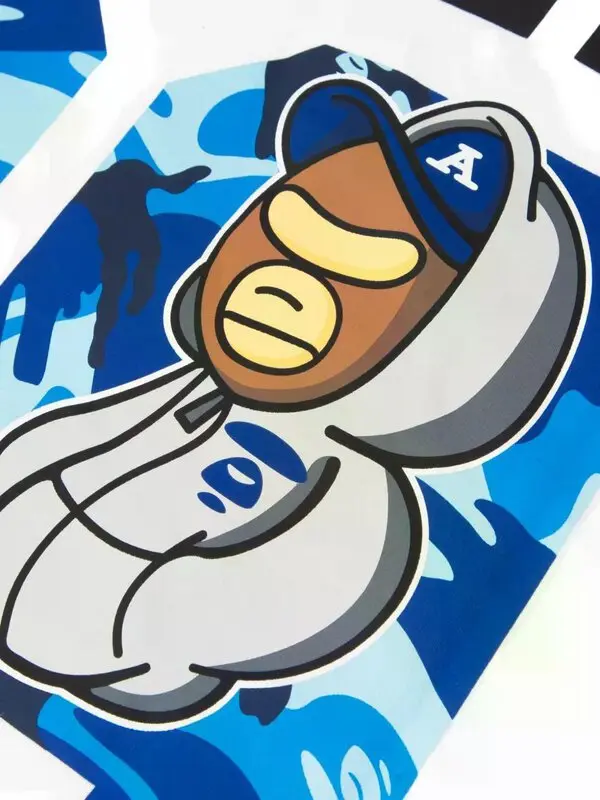 AAPE BY *A BATHING APE Aaper Moonface Raglan-sleeved T-shirt