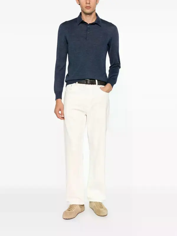 BARBA NAPOLI Long-sleeve Polo Shirt