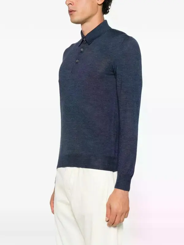 BARBA NAPOLI Long-sleeve Polo Shirt