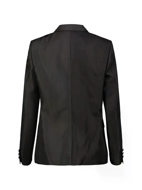 Comme Des Garçons Ruffled Single-breasted Blazer