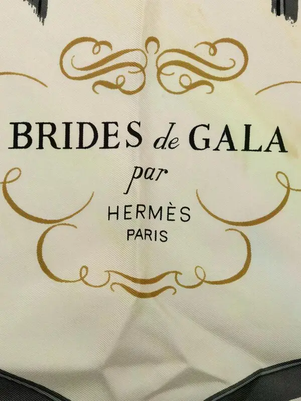 Hermès 20th Century Brides De Gala Silk Scarf 90 Scarves