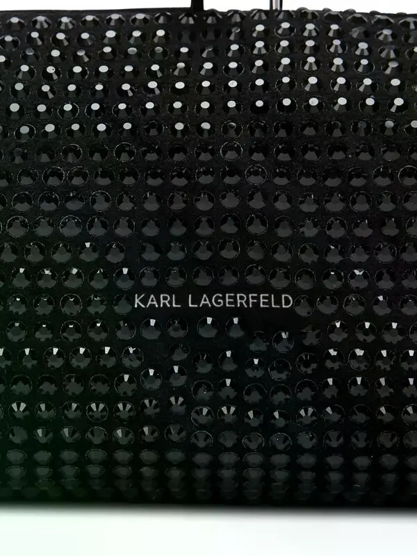 Karl Lagerfeld K/bisous Rhinestone Crossbody Bag