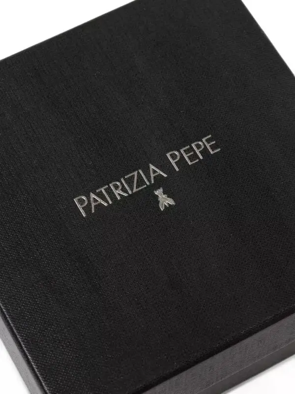 Patrizia Pepe Fly-plaque Pebbled Leather Belt