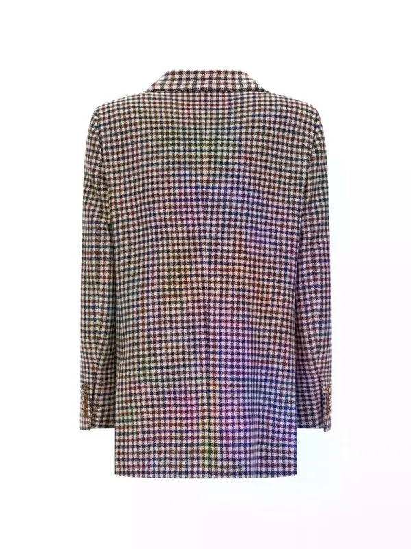 BLAZÉ MILANO Check Double-breasted Blazer