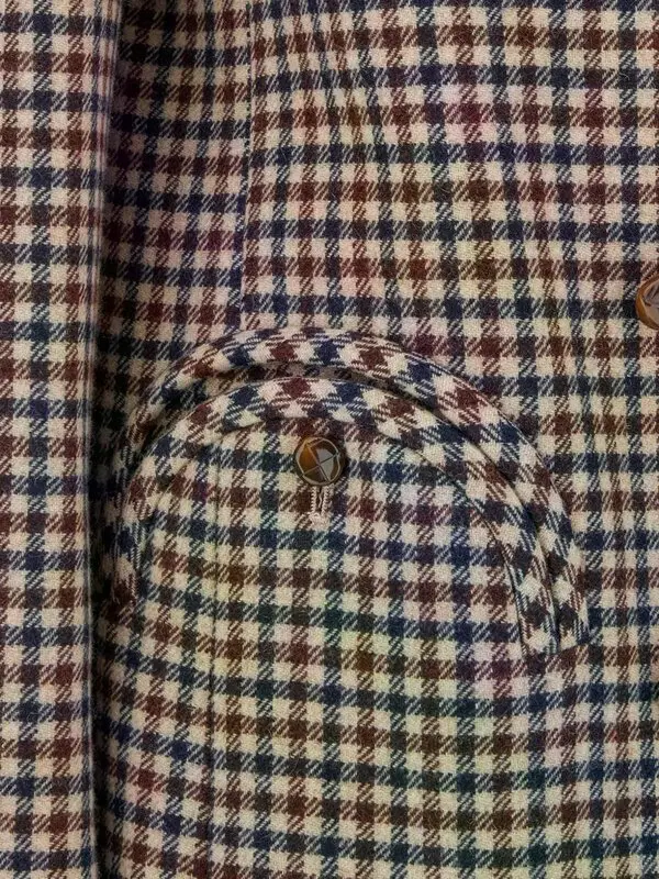 BLAZÉ MILANO Check Double-breasted Blazer