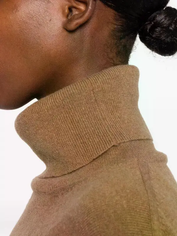 Laboratorio Capri Roll-neck Drop-shoulder Sweater