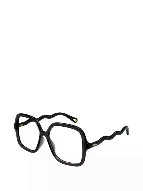 Chloé Wavy-arm Square-frame Glasses