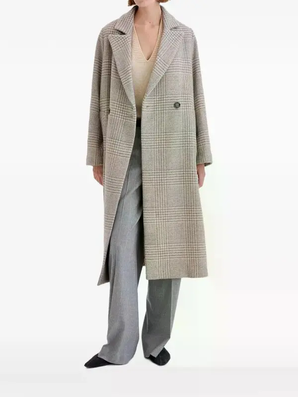 BIANCALANCIA Double-breasted Wool Coat - Grey