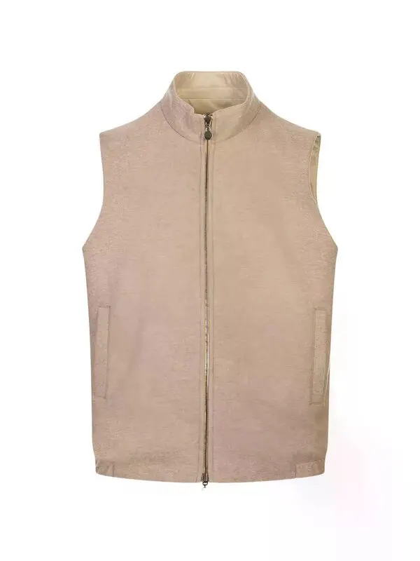 Kiton Reversible Zip-fastening Vest