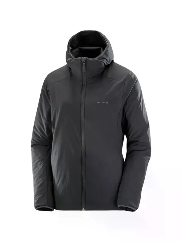 SALOMON Mountain Flex Insulated Jacket Hoodie - Black
