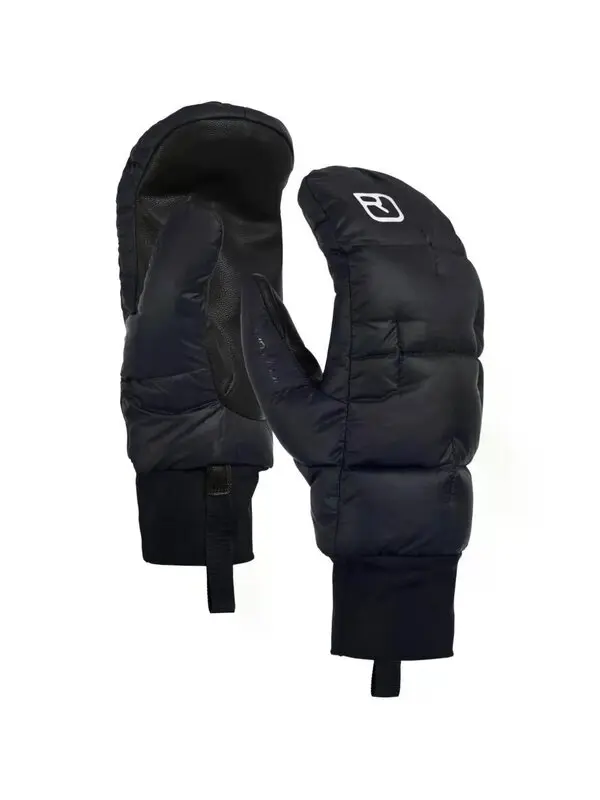 ORTOVOX Downwool Quilted Padded Mittens - Black