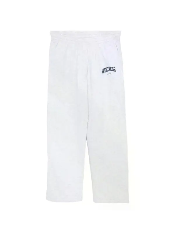 Sporty & Rich Wellness Logo-print Track Pants - Grey