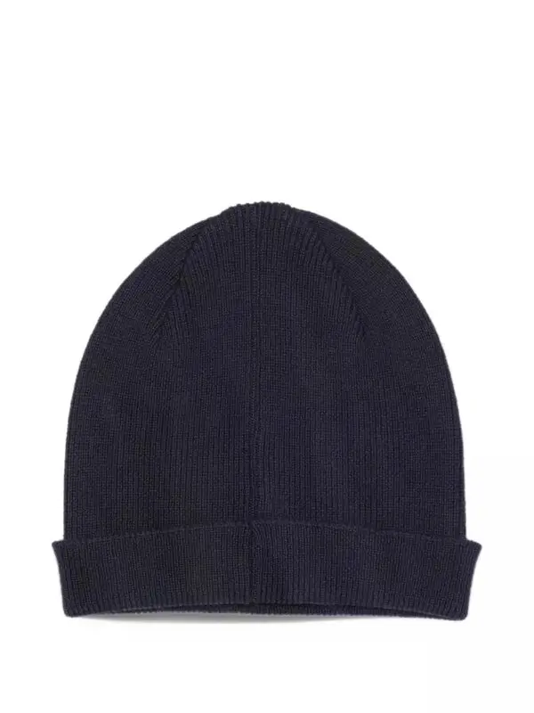 Paul Smith Zebra-patch Knitted Beanie Hat