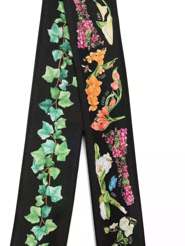 FERRAGAMO Floral-print Silk Scarf
