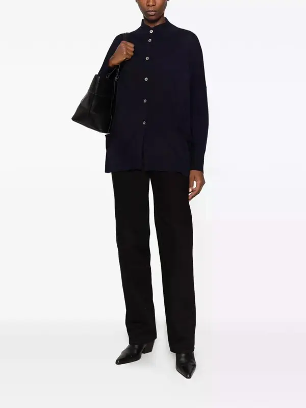 Laboratorio Capri High-neck Button-up Cardigan