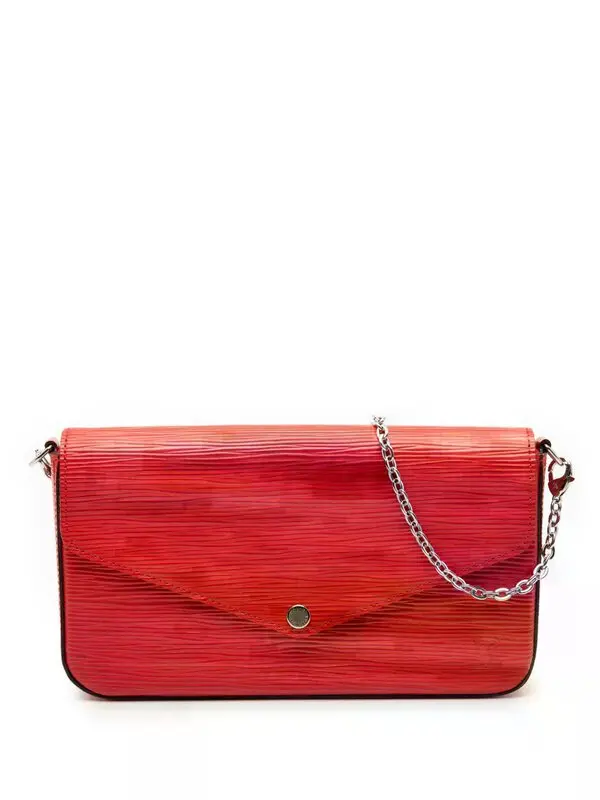 LOUIS VUITTON 2016 Epi Pochette Felicie Crossbody Bag - Red