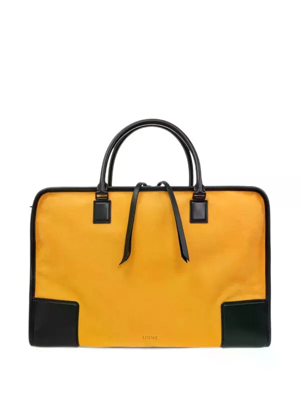 Loewe Amazona 180 Duffle In Nubuck - Orange