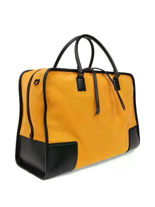 Loewe Amazona 180 Duffle In Nubuck - Orange