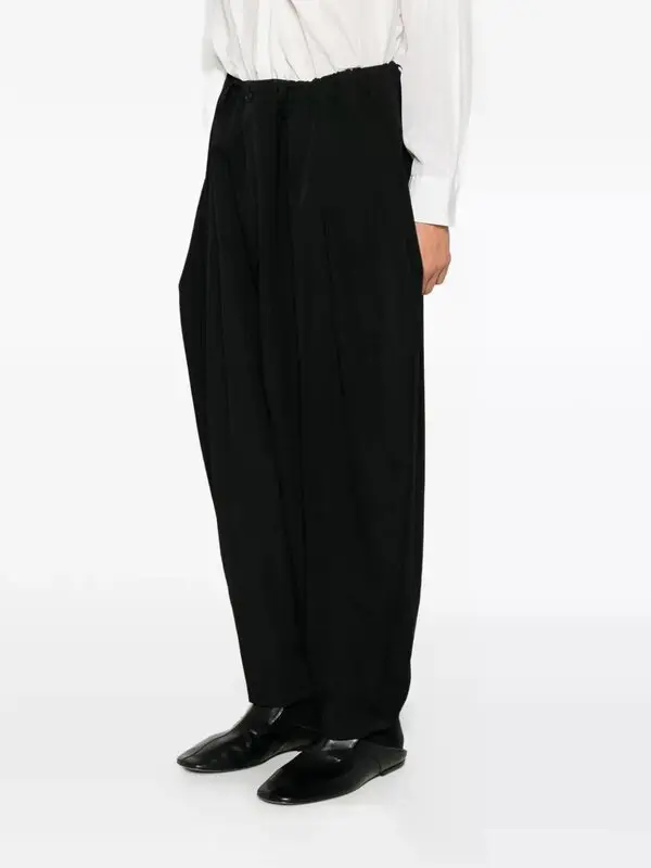 Yohji Yamamoto Gabardine Draped Trousers