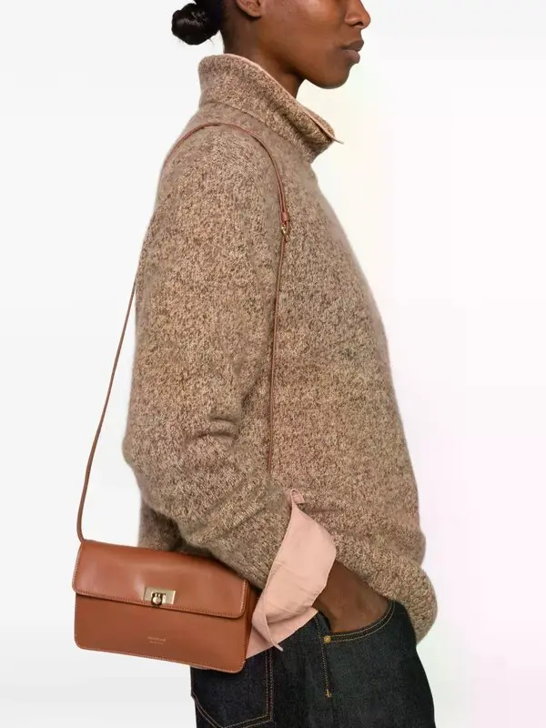 FERRAGAMO Harley Leather Shoulder Bag