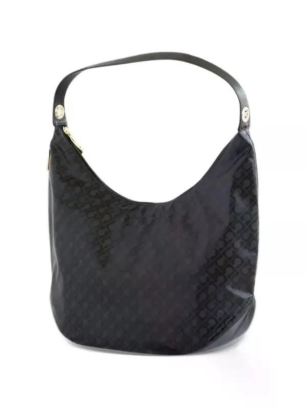 GHERARDINI Logo-pattern Curved Shoulder Bag