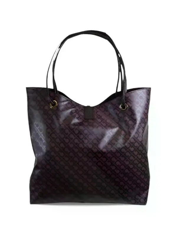 GHERARDINI Monogram-print Logo-plaque Shoulder Bag