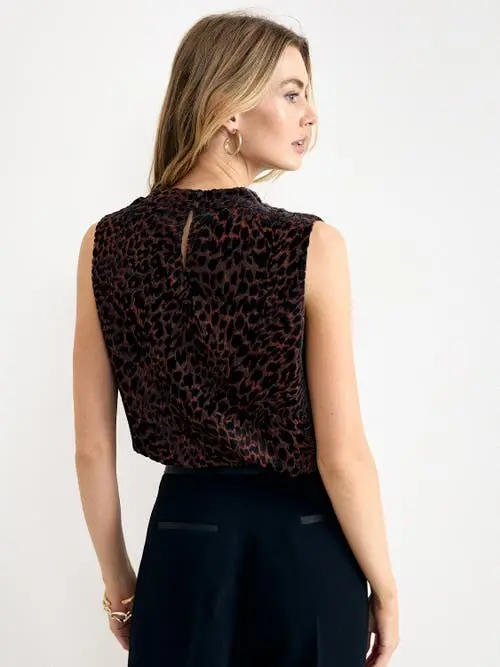 PHASE EIGHT Lulu Leopard Top