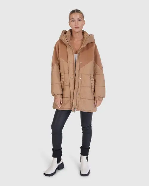 BELLE & BLOOM Say It Again Quilted Jacket