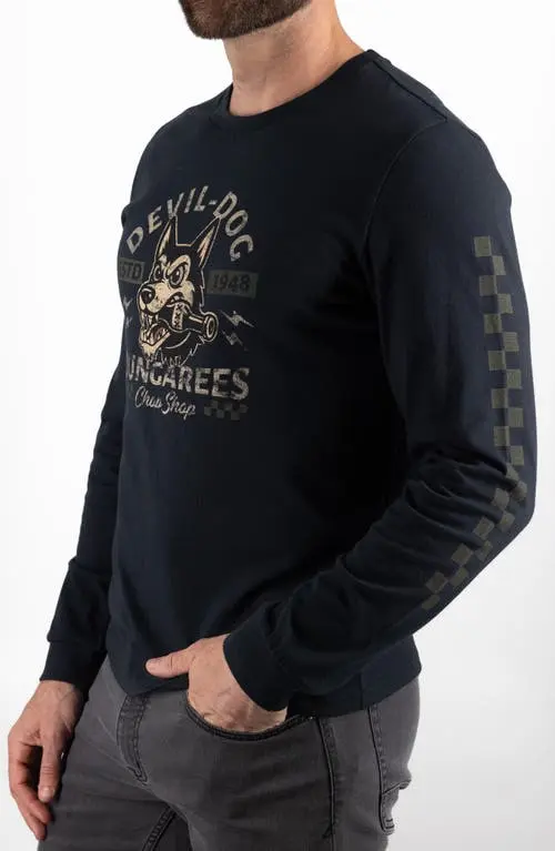 DEVIL-DOG DUNGAREES Chop Shop Long Sleeve Graphic Tee