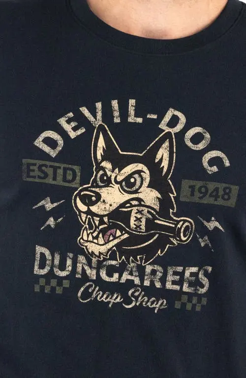 DEVIL-DOG DUNGAREES Chop Shop Long Sleeve Graphic Tee